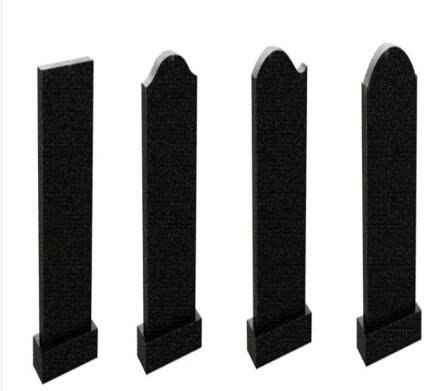 Popular Style Black Granite Tombstone/Headstone/Gravestone for Sale