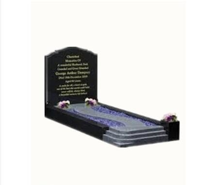 Custom Natural Granite Cemetery Memorial Monument