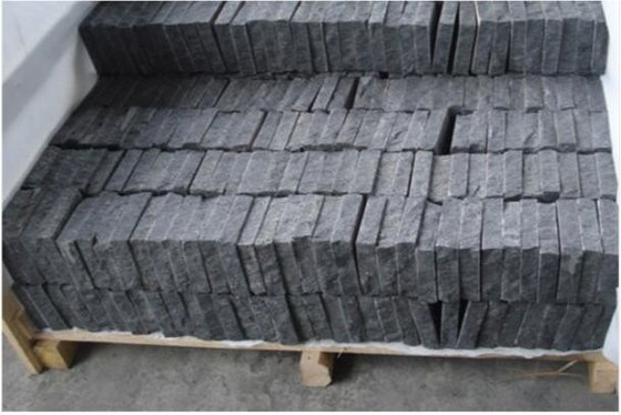 Natural Hebei Balck Patch Decoration Slate Flooring Tiles Garden Paving Stone 100*100mm, 150*150mm.