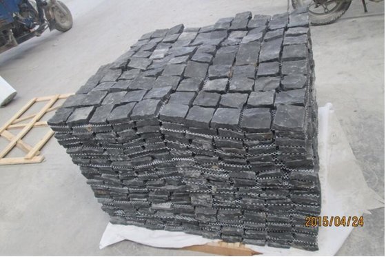 Flamed/Honed/Tumbled/Natural Stone Grey Cubestone/Cobblestone/Cube Granite Stone for Driveway