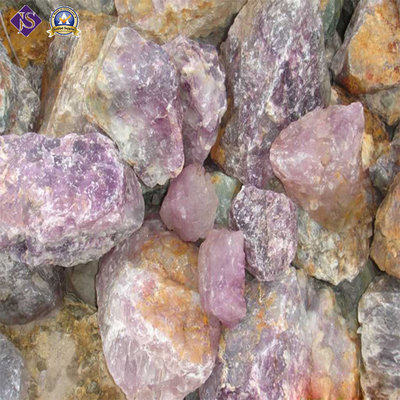 Metallurgy Grade CaF2 60%-80% 10-70mm/10-60mm Fluorite Lump
