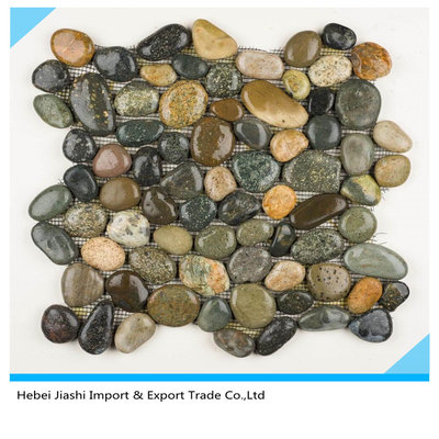 jiashi Natural Colorful Cobble & Pebble Stone, Cobblestones for hot Sale