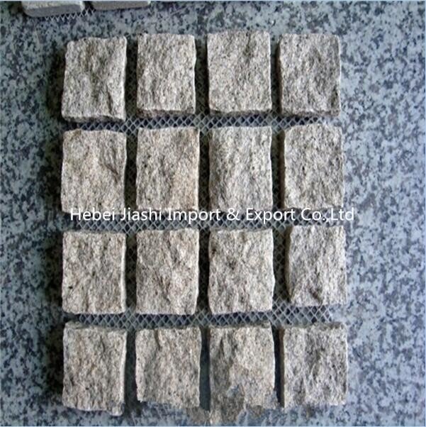 Natural Grey/Black/Red/Yellow Granite Garden/Cobble/ Cube/Flag/Kerb/Blind/Fan Shape/Paving Stones for Landscaping