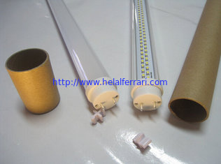 China 9Watt High Brightness T8 LED Tube Lights With Clear Cover,milky color and strip color for choice supplier