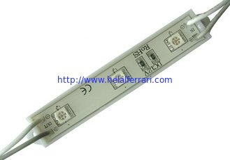 China Outdoor Advertising Waterproof 3528 SMD LED RGB Module 3PCS 0.24W supplier