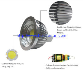 China 3W MR16 COB Led Ceiling Spotlight  With Epistar chips in Warm white supplier