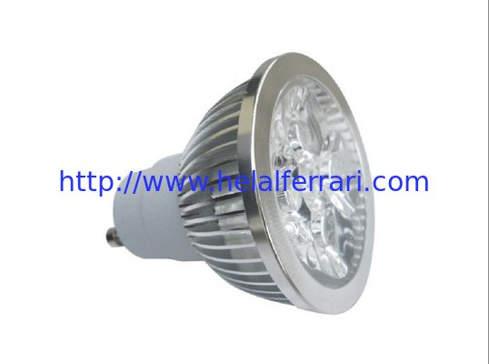 Warm White GU10 4 * 1W LED Spotlight Bulb With Elegant Surface supplier