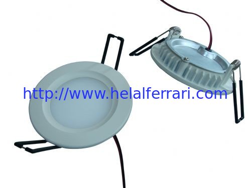 Round Flat Panel LED Light 3Watt With Warm White And White Color supplier