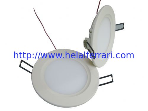 Round Flat Panel LED Light 3Watt With Warm White And White Color supplier