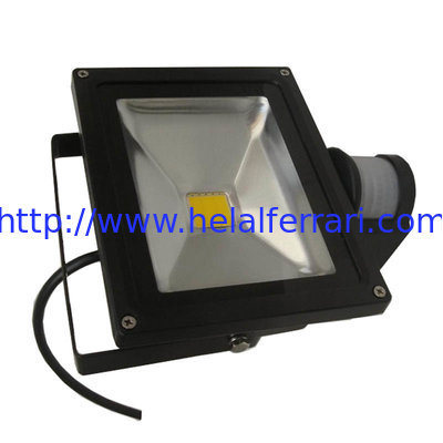 30W IP65 Pure White Waterproof LED Flood Light With sensor , Color Changing supplier