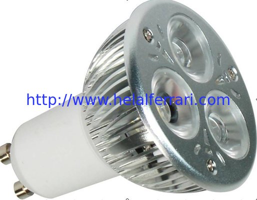 Customized 3W GU10 LED Spotlight Bulbs , Life Span Indoor Lighting supplier