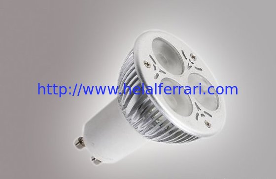 Customized 3W GU10 LED Spotlight Bulbs , Life Span Indoor Lighting supplier