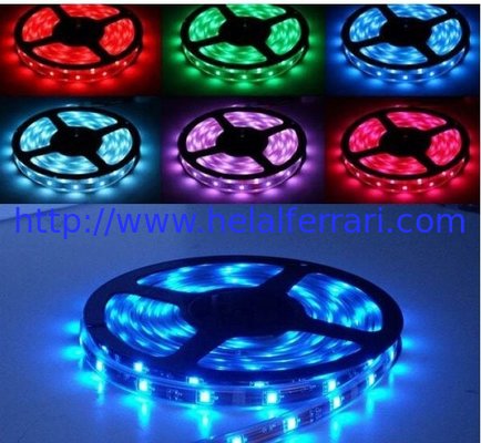 Ip68 12V/24V Colored Flexible Waterproof LED Strip SMD 5050 60leds/m For Walkway Lighting supplier