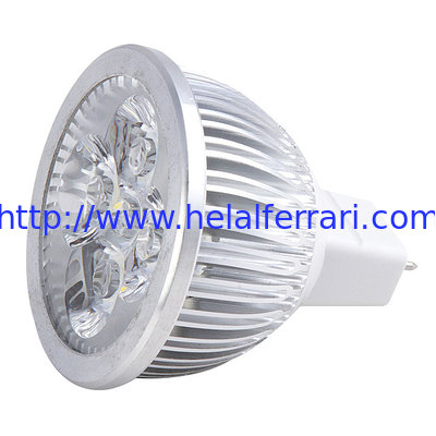 Warm White LED Spotlight Bulbs With Epistar , Dimmable MR16 4W LED Light supplier