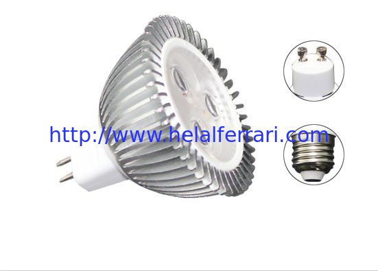 Epistar Led , Dimmable MR16 LED Spotlight Bulbs 3*1W For House Lighting supplier