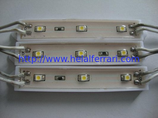 Outdoor Advertising Waterproof 3528 SMD LED RGB Module 3PCS 0.24W supplier
