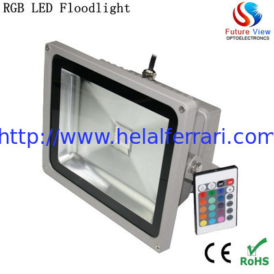 30W RGB Waterproof LED Flood Light 3000lm - 3300lm For Hotel / Hospital supplier