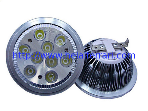 12W AR111  LED Spotlight Bulbs CE RoHS certified Aluminum Radiator Fins supplier