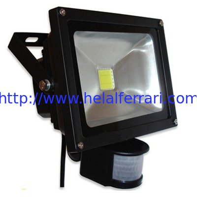 30W Waterproof LED Flood Light 5000lm - 5500lm Sensor With Aluminum Out Shell supplier