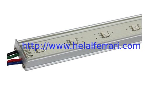 Aluminum Waterproof Pink / Blue LED Rigid Bar For Bridge Edge Lighting supplier