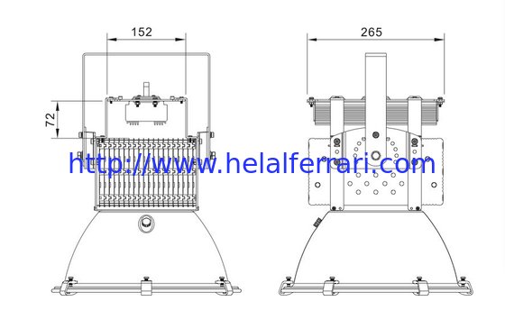 300W Cree LED Waterproof Led Highbay Lights with Meanwell Driver supplier