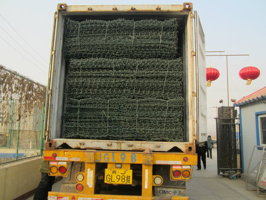 high quality pvc coated gabion mesh for riverbank protection