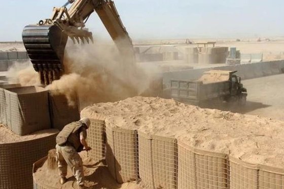 military hesco welded gabion bastion barrier/hesco gabion barrier