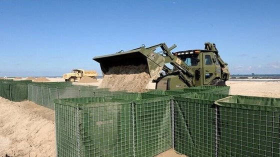 military hesco welded gabion bastion barrier/hesco gabion barrier