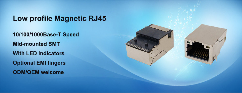 Magnetic Modular Jack