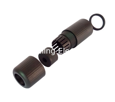 IP68 waterproof Round head Ethernet port network RJ45 cable for IP camera