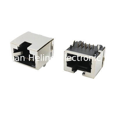 Very low profile tab-up RJ45 connector shielded without LED, H=11.3mm