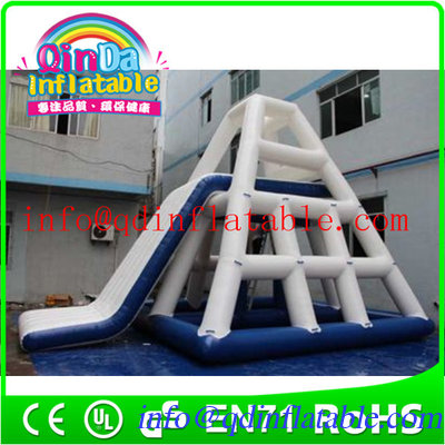 2015 hot sale qinda inflatable floating water slide