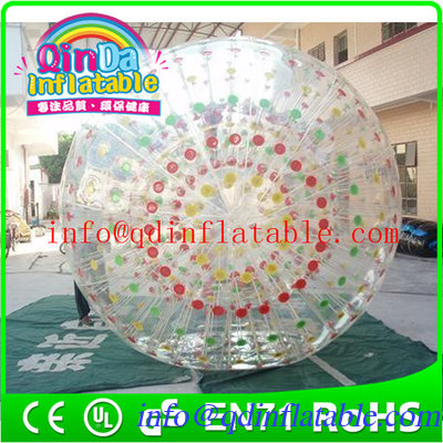 QinDa Inflatable water rolling ball aqua zorb ball hamster playing ball