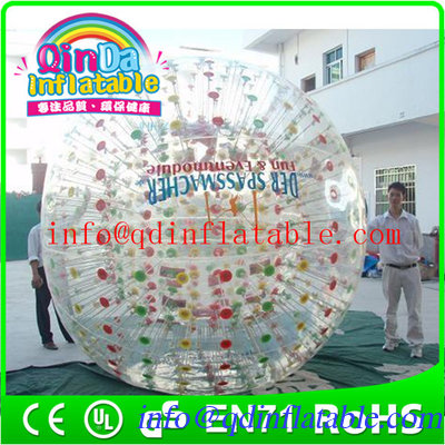 QinDa Inflatable water rolling ball aqua zorb ball hamster playing ball