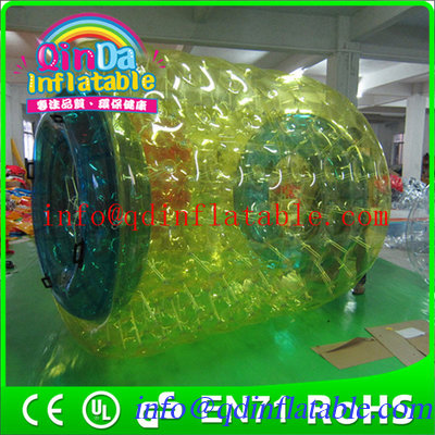 QinDa Inflatable water wheel for fun water roller ball price water walking roller ball