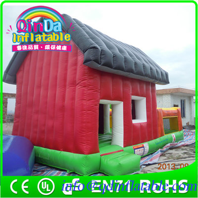 QinDa inflatable  inflatable cow combo games,bounce house combo,bouncy castle combo