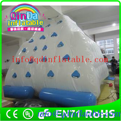 Qin Da aqua iceberg game popular design inflatable iceberg,water climbing games