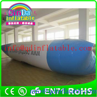 Big Colorful Lake Inflatable Water Blob , Inflatable Water Launch For Sale