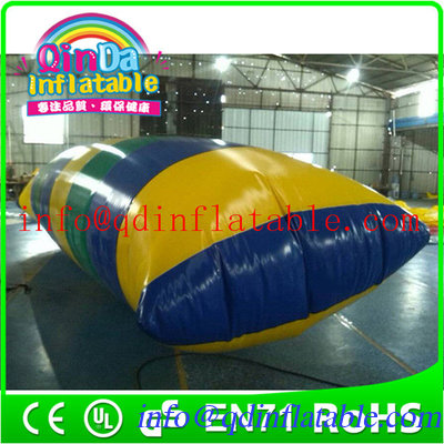 2015 hot selling inflatable water catapult blob water blob jump for sale