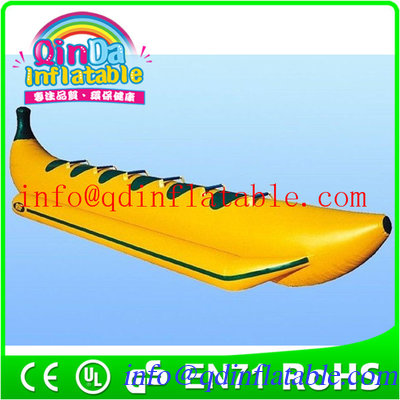 Inflatable banana shape boat water ski tube Summer passionate sports equipment