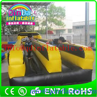Best quality hot sale double lane inflatable bungee run bungee running game