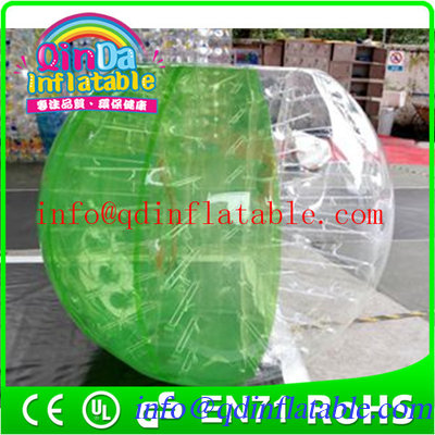QinDa roll inside inflatable ball/soccer bubble/bubble football for sale