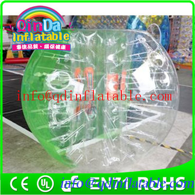 QinDa roll inside inflatable ball/soccer bubble/bubble football for sale