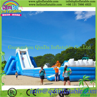 QinDa Inflatable cartoon inflatable slide and bouncer, inflatable bouncy slide for sale