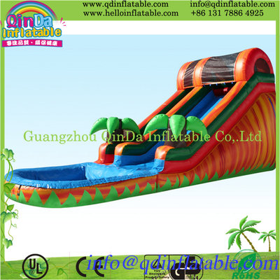 New design inflatable long slide/inflatable outdoor water slide