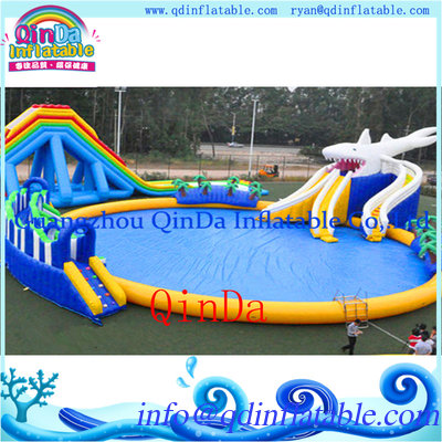 water park, inflatable water park pool slide, inflatable water pool slide for sale