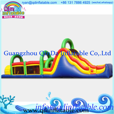 Giant commercial inflatable obstacle  pvc tarpaulin for interactive game