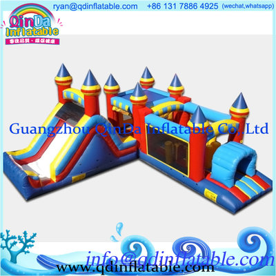 cheap inflatable obstacle course, hot outdoor obstacle course equipment