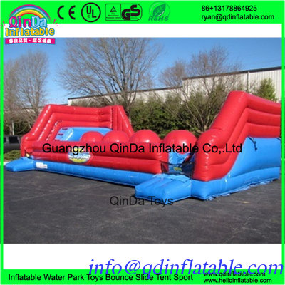 New product funny games commercial adult giant inflatable wipeout sport games