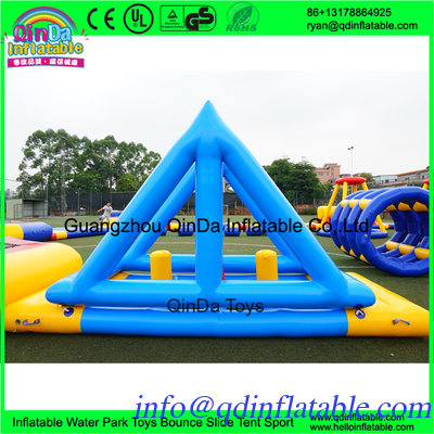 New Giant Inflatable Water Park Games With TUV Certificate / Inflatable Wipeout Course For Sale